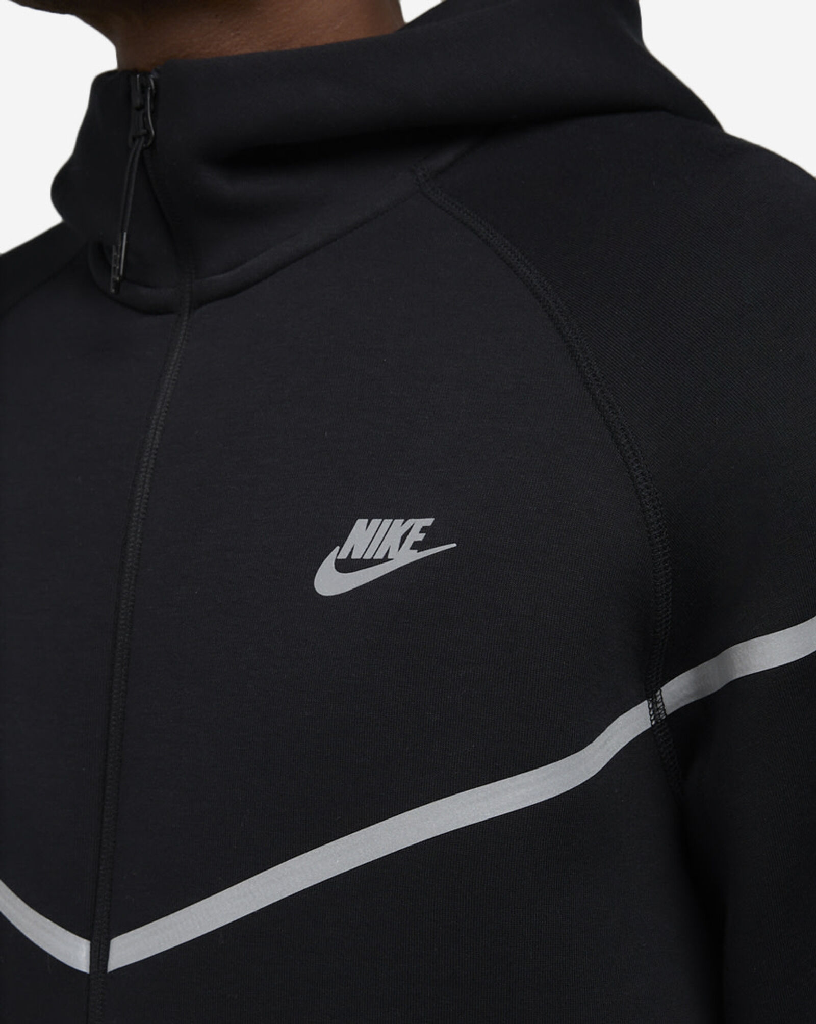 Shop Nike Tech Windrunner Fleece Reflective Full-Zip Jacket FZ0754-010 ...