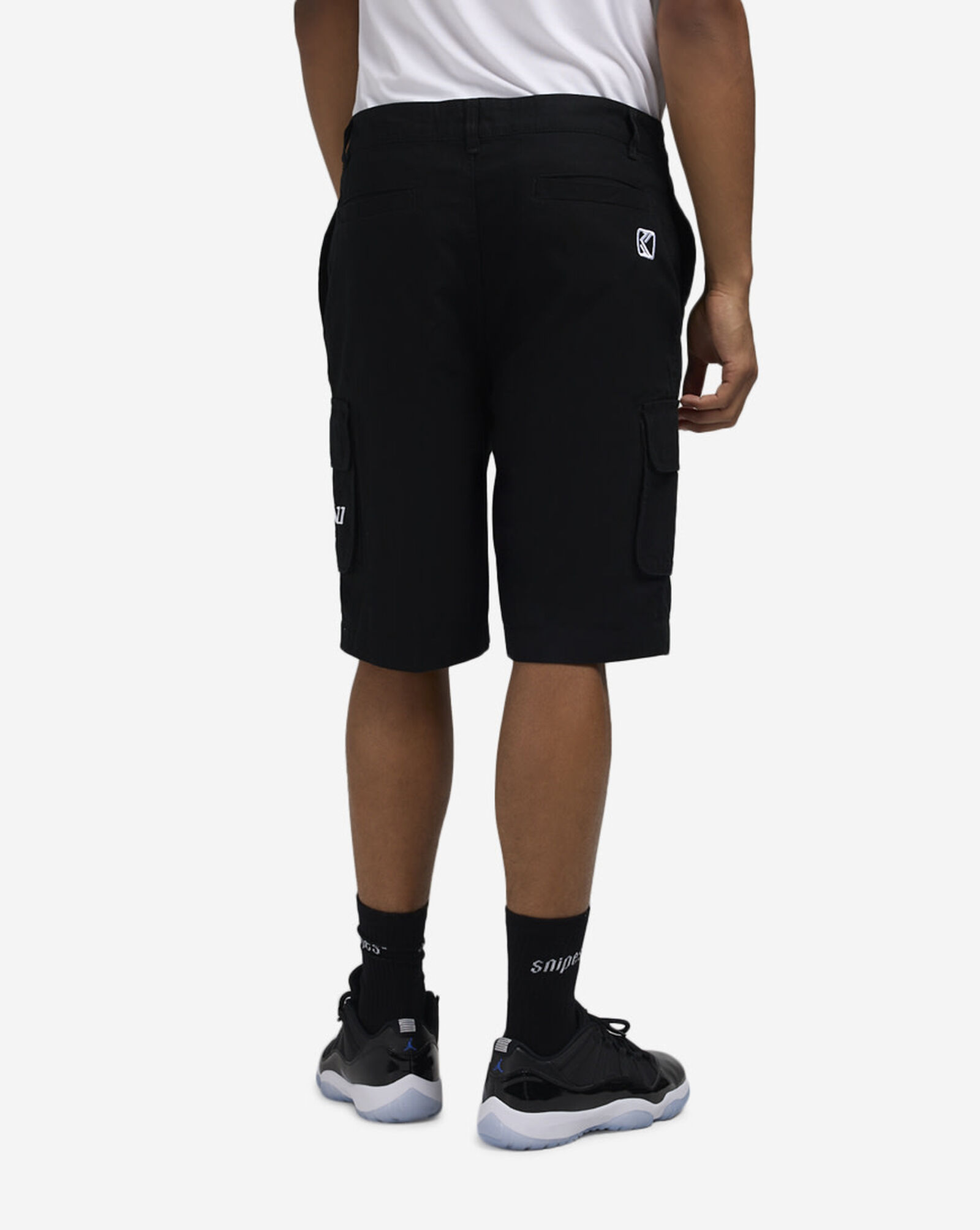 Shop Karl Kani Retro Washed Cargo Shorts KM242-017-2 black | SNIPES USA