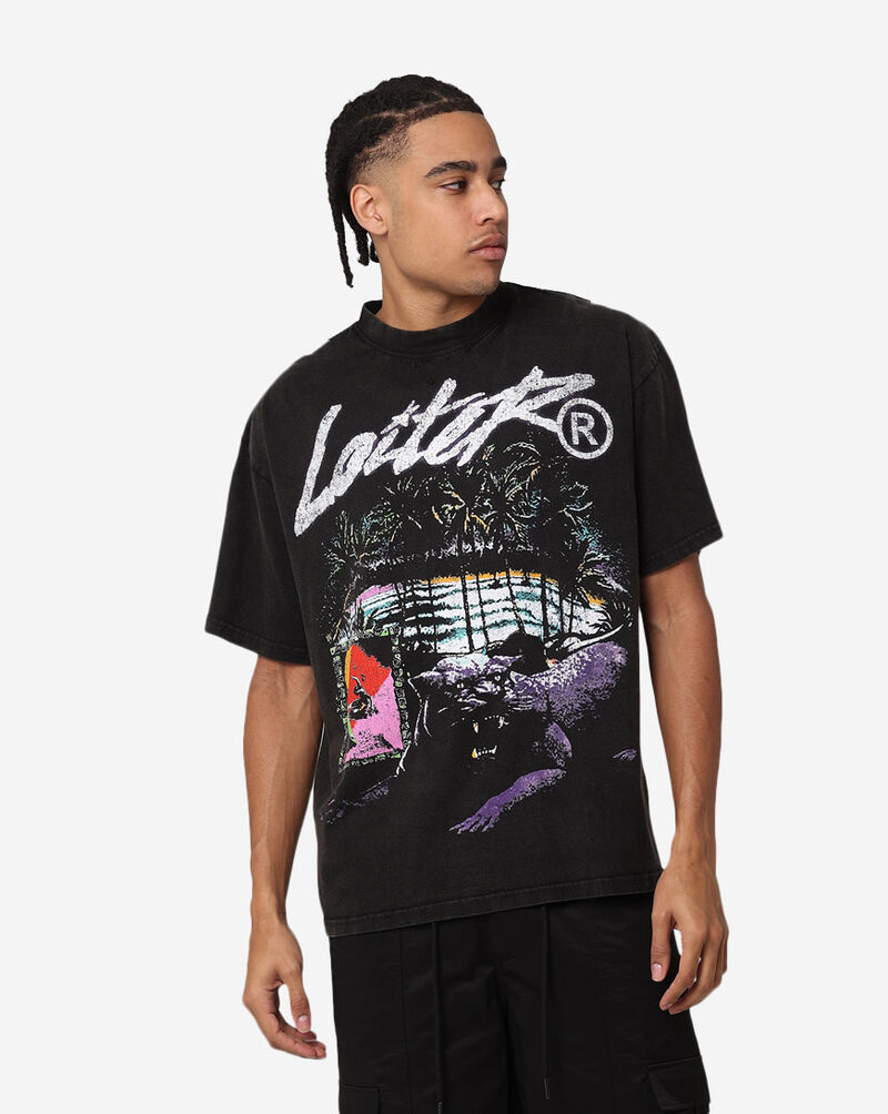 Shop Loiter Jungle Vintage T-Shirt 02045713B295 black | SNIPES USA