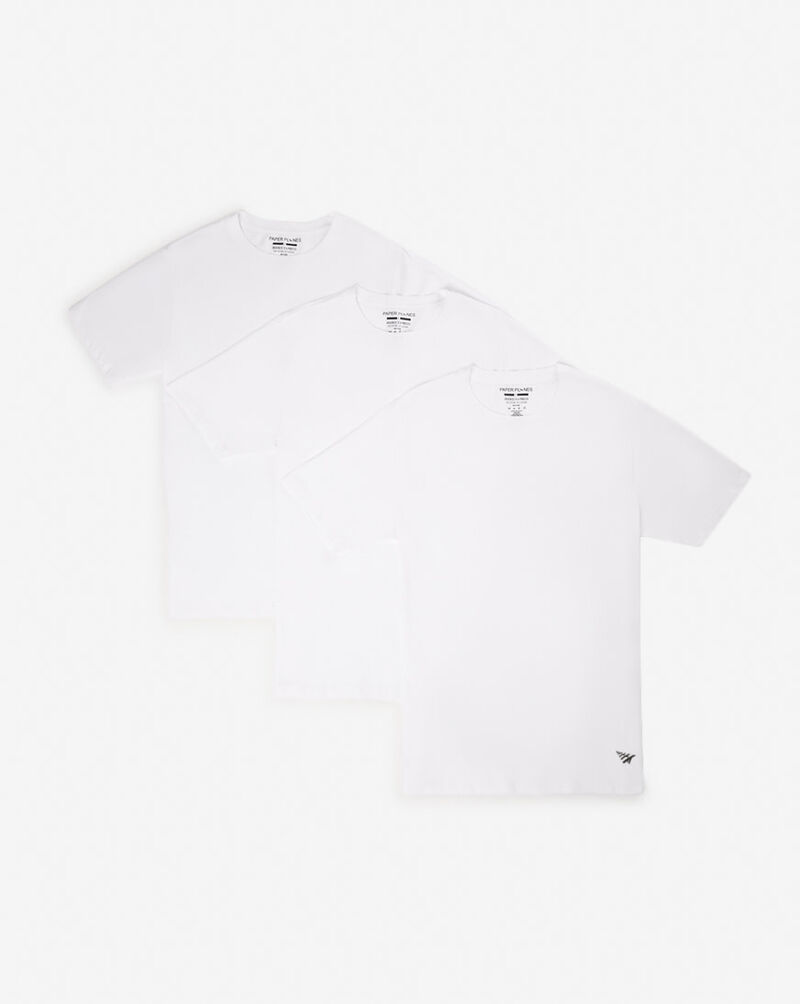 Shop Paper Planes Essential 3-Pack Tee 200011-WHT white | SNIPES USA
