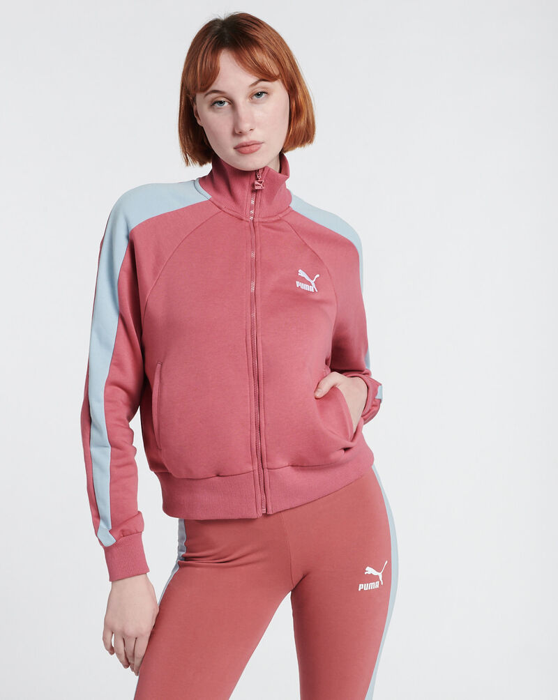 Shop PUMA Iconic T7 Track Jacket 53185225-500 pink | SNIPES USA