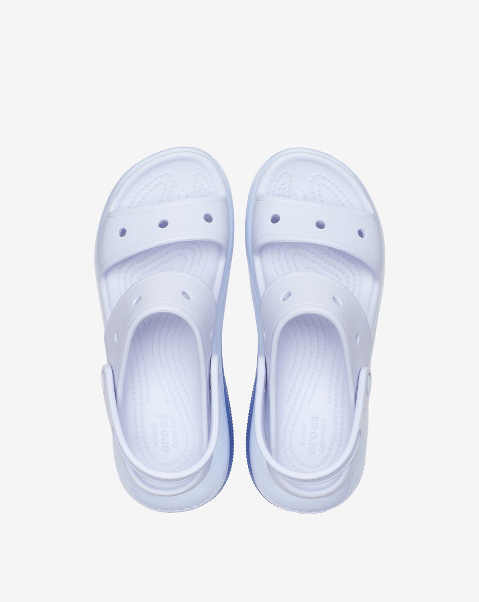 Shop Crocs Classic Mega Crush Sandals 207989-5AF blue | SNIPES USA