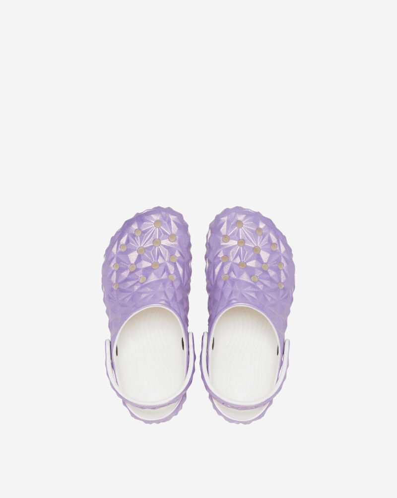 Shop Crocs Pre-School Classic Iridescent Geometric Clog 209693-100 ...