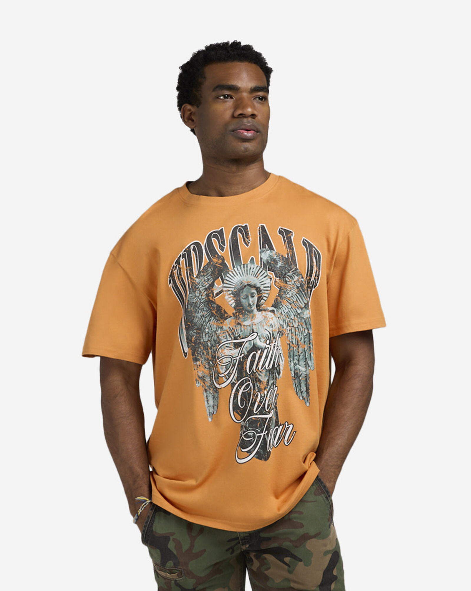 Shop Upscale Statued Holy Angel Tee MTUS402-04163 orange | SNIPES USA