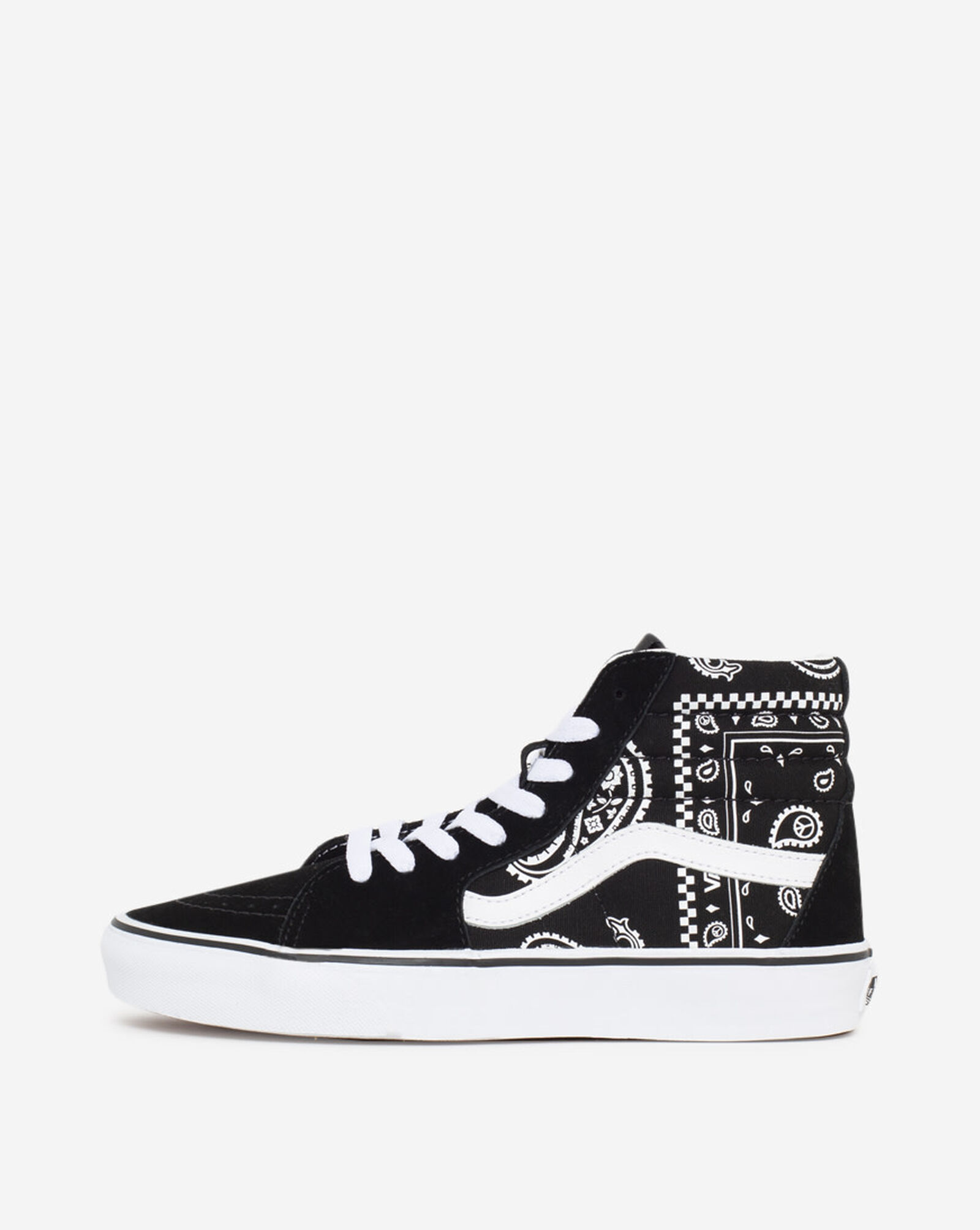 Shop Vans Grade School Sk8-Hi Peace Paisley VN0A5JMJB0E1J black ...