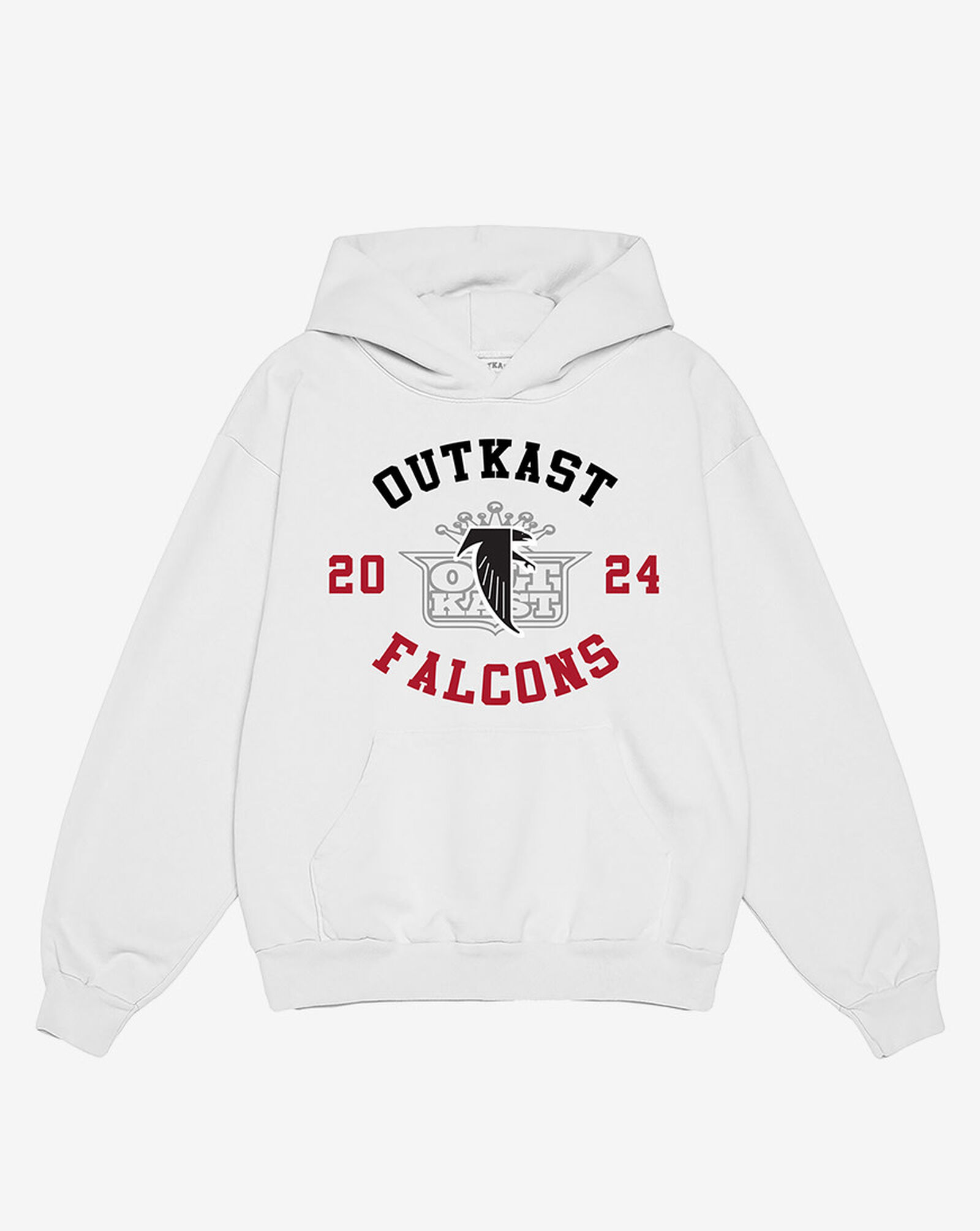 Shop Ceremony Of Roses Outkast x Atlanta Falcons White Hoodie OUTHD0004 ...