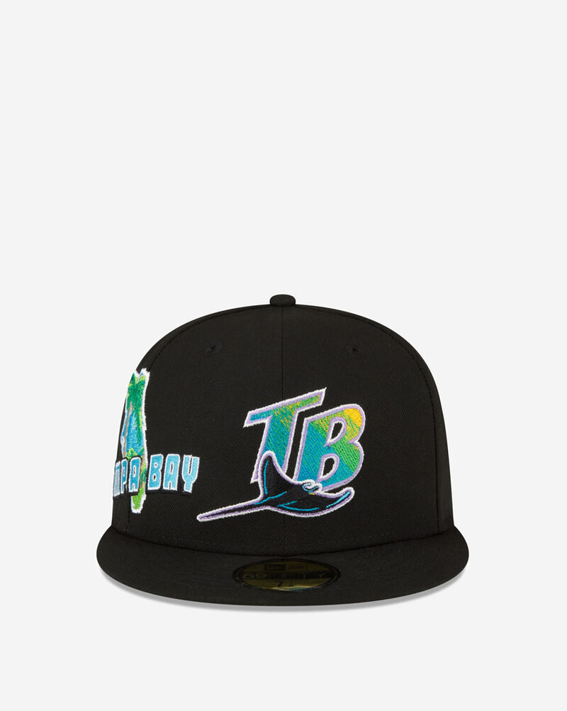 Shop New Era 59Fifty Tampa Bay Stateview Fitted Cap 60296537 black ...