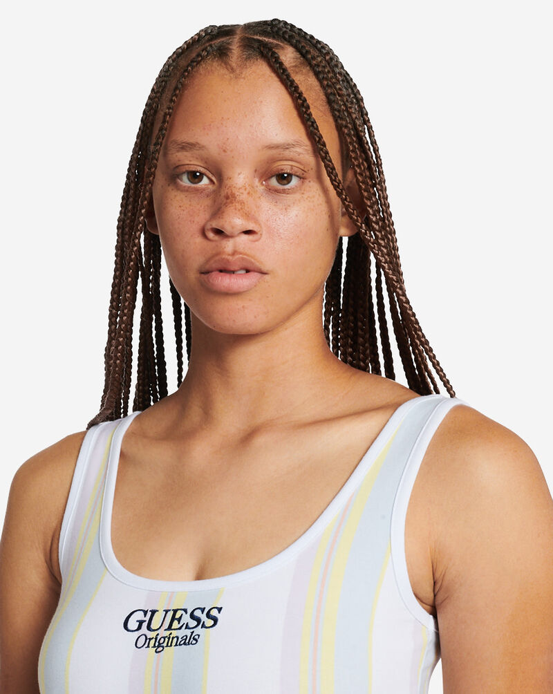 Shop Guess Go Brea Yarn Dye Bodysuit W2GP40K1D80-F0E1 multi | SNIPES USA