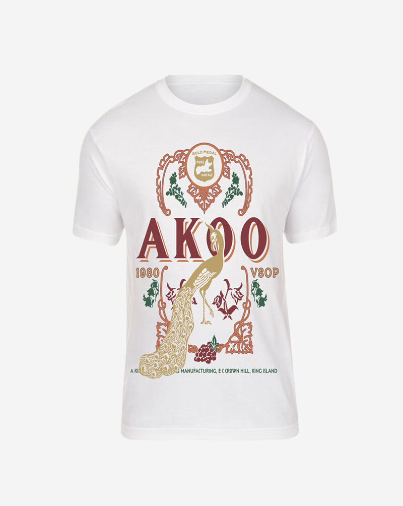 Shop Akoo Apparel Label Tee 7317202-WHT white | SNIPES USA