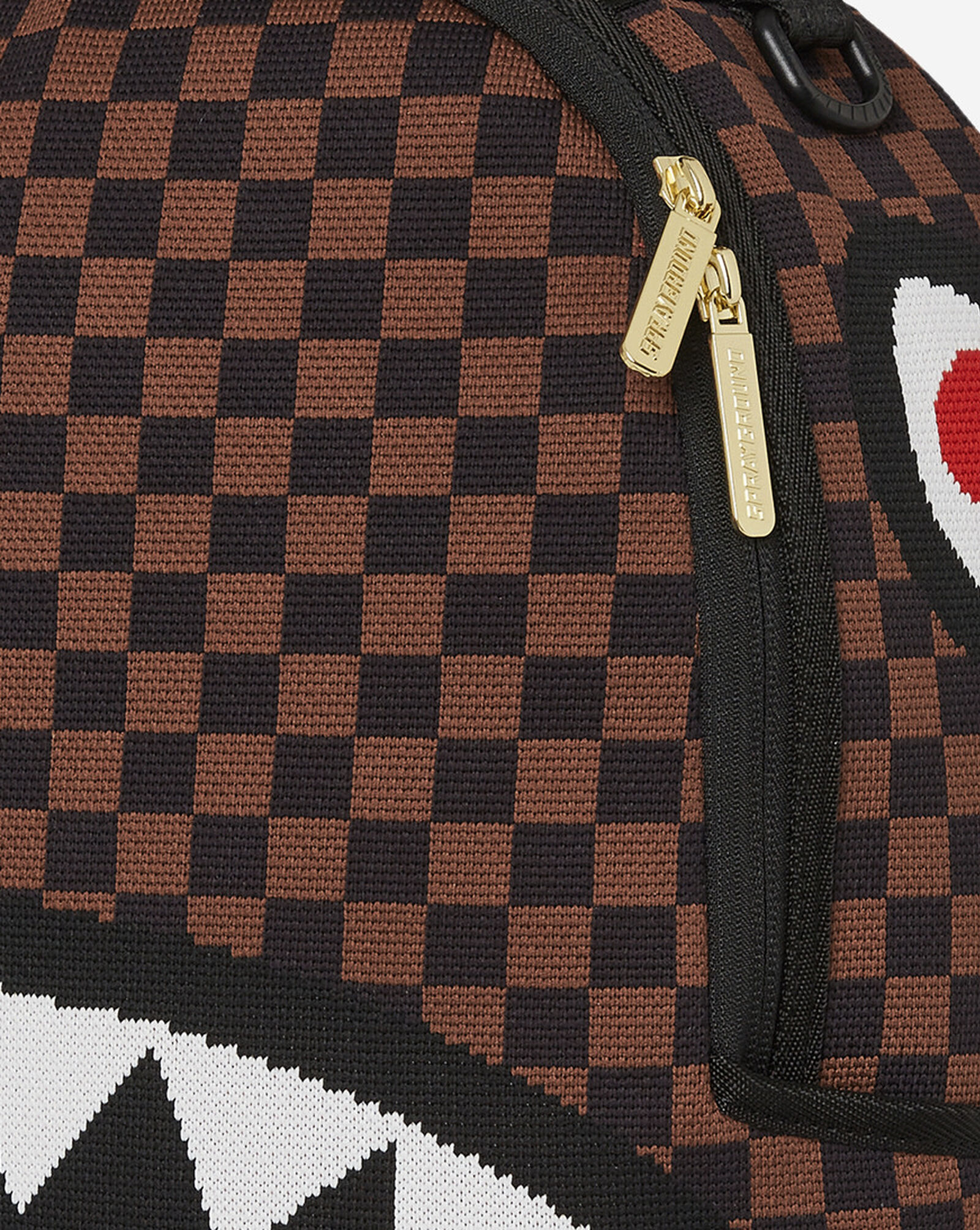 Shop Sprayground Knit Shark In Paris 2.0 Backpack B6778 brown | SNIPES USA