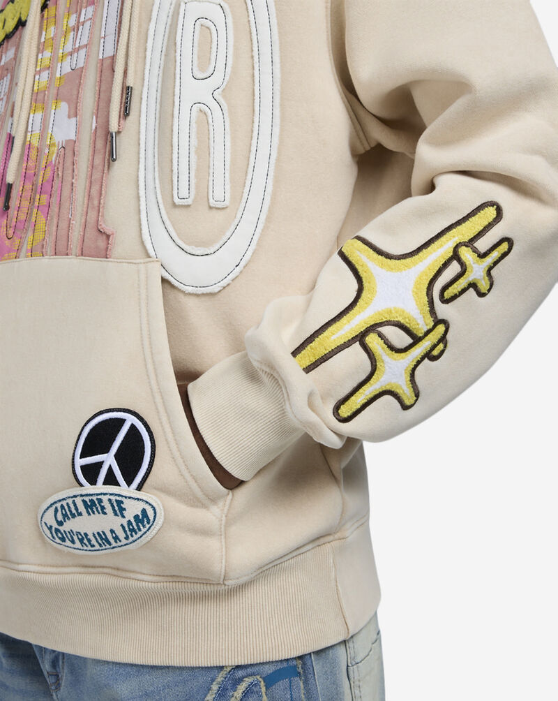 Shop Smoke Rise Rhinestone Dystopia Hoodie FO24559SN-CLY brown | SNIPES USA