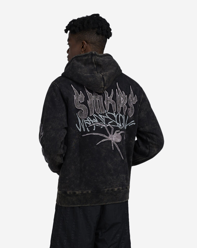 Shop Smoke Rise Patchwork Hoodie FO24577SNZ-BLK black | SNIPES USA