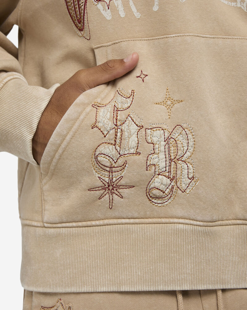 Shop Smoke Rise Rhinestone Dystopia Hoodie FO24655SN-TAU brown | SNIPES USA