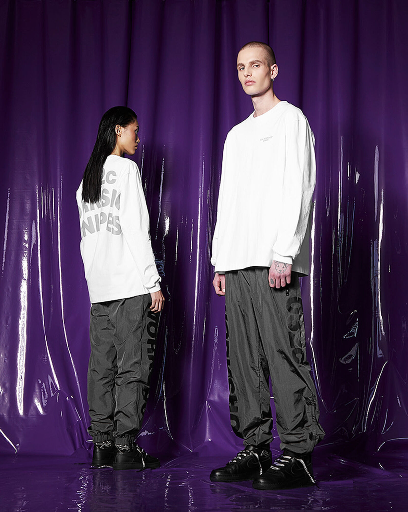 Shop SNIPES 032c WORKSHOP x SNIPES Long Sleeve Tee SFM213-006-1 white ...