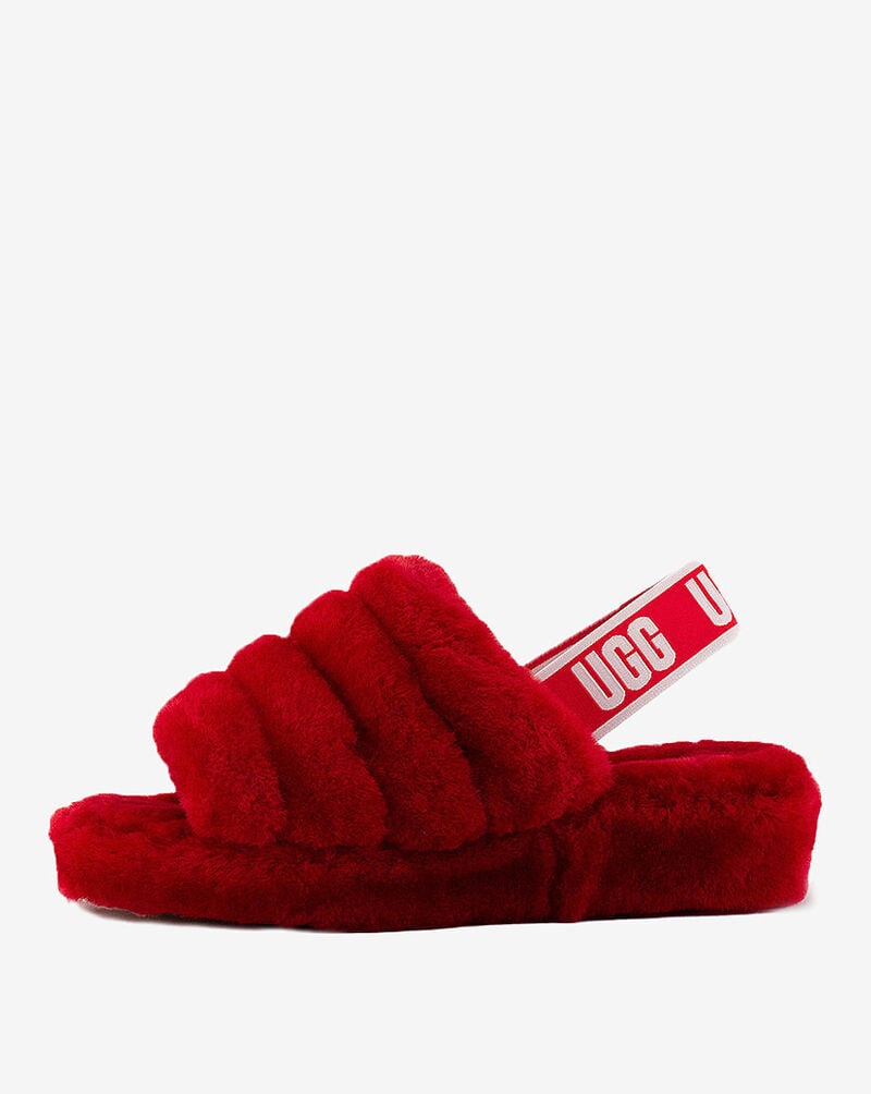 Shop UGG Fluff Yeah Slides 1095119RBRD red | SNIPES USA