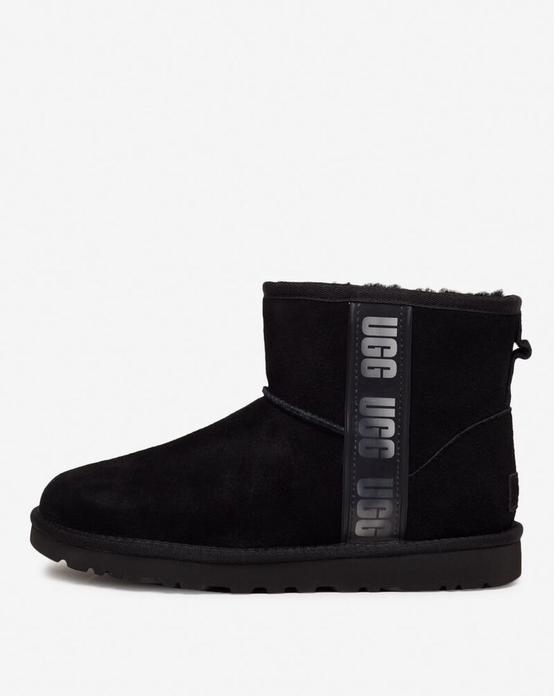 Shop UGG Classic Mini Side Logo II Boots 1134962BLK black | SNIPES USA