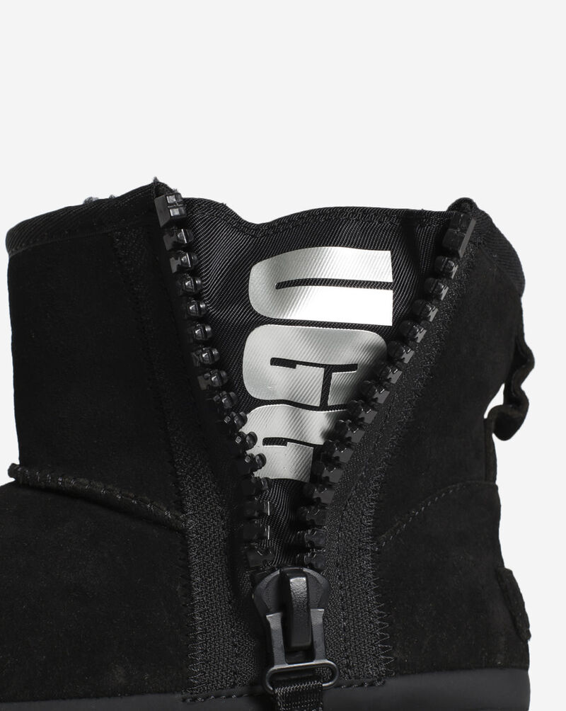 Shop UGG Classic Mini Zipper Tape Logo Boots 1144034BLK black | SNIPES USA