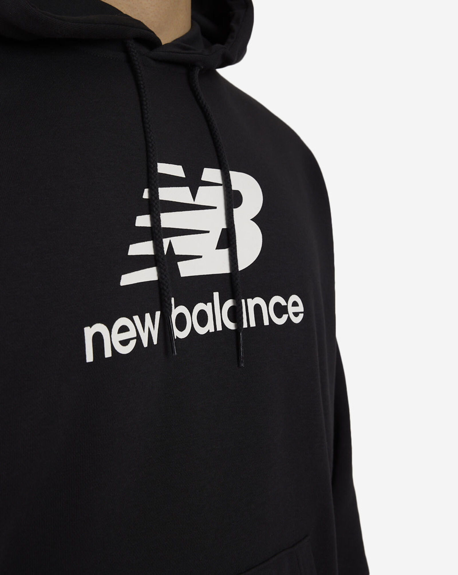Shop New Balance Sport Essentials French Terry Logo Hoodie MT41501-BK ...