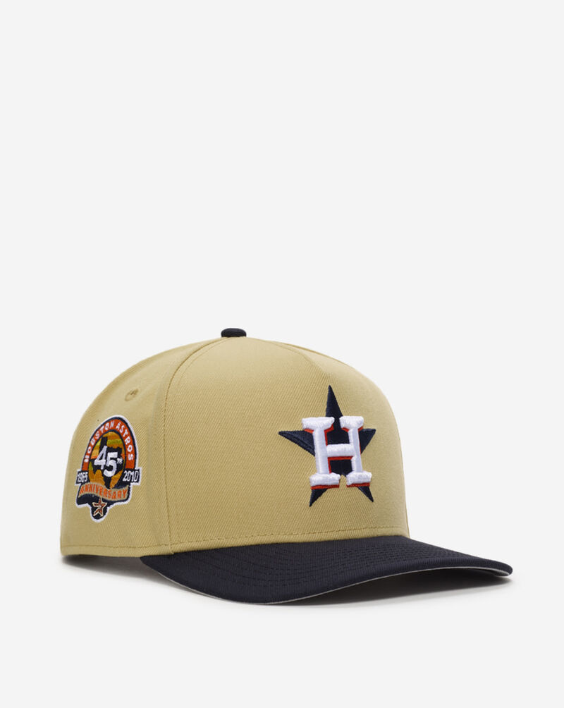 Shop New Era 9Fifty Houston Astros Gold A-Frame Snapback Hat 70948407 ...