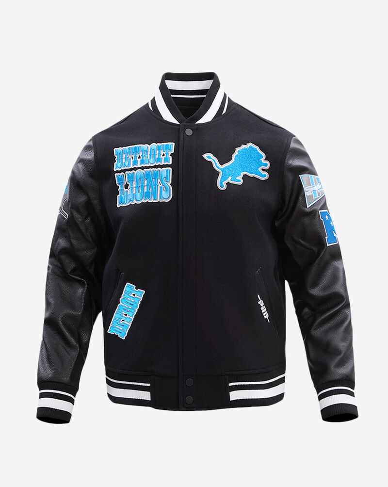 Shop PRO STANDARD Detroit Lions Retro Classic Varsity Jacket FDL643454 ...
