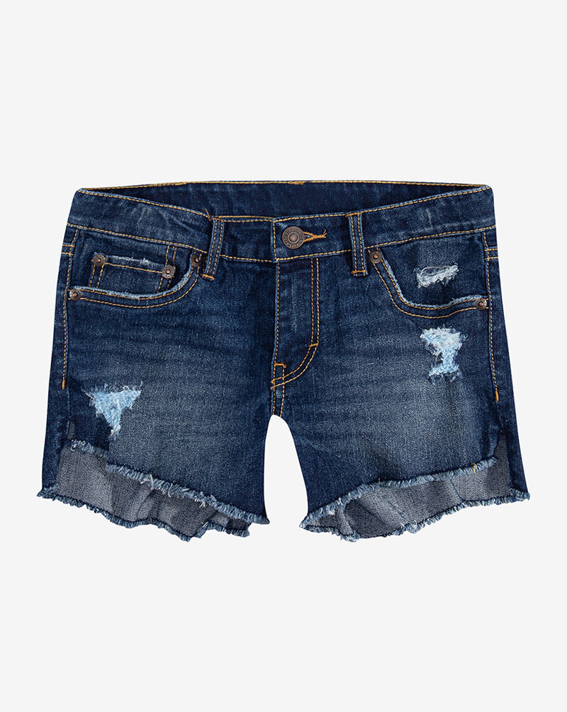 Shop Levi Strauss Girls' Step-Up Shorty Shorts 416328F-D4C blue ...