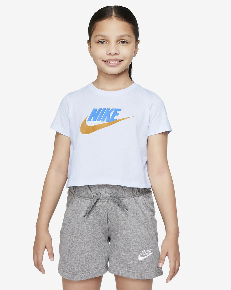 Shop Nike Cropped Futura Tee DA6925-085 grey | SNIPES USA