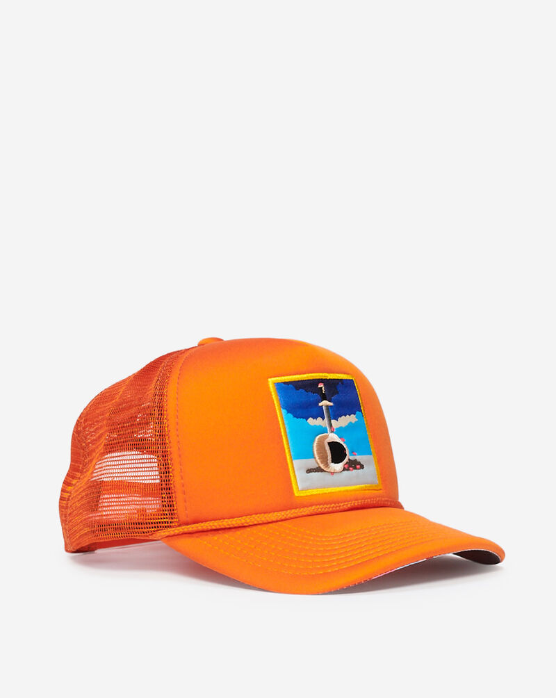 Shop Field Grade Cut Canvas x Kurve King Trucker 1003652 orange ...