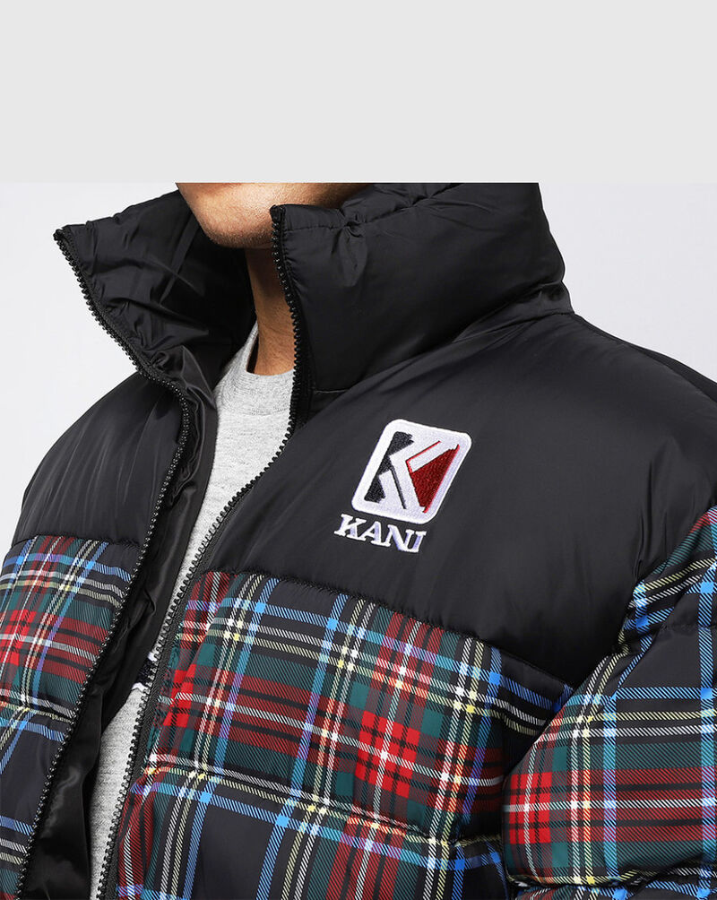 Karl Kani Plaid Puffer Jacket Mens Clothes | Snipes USA