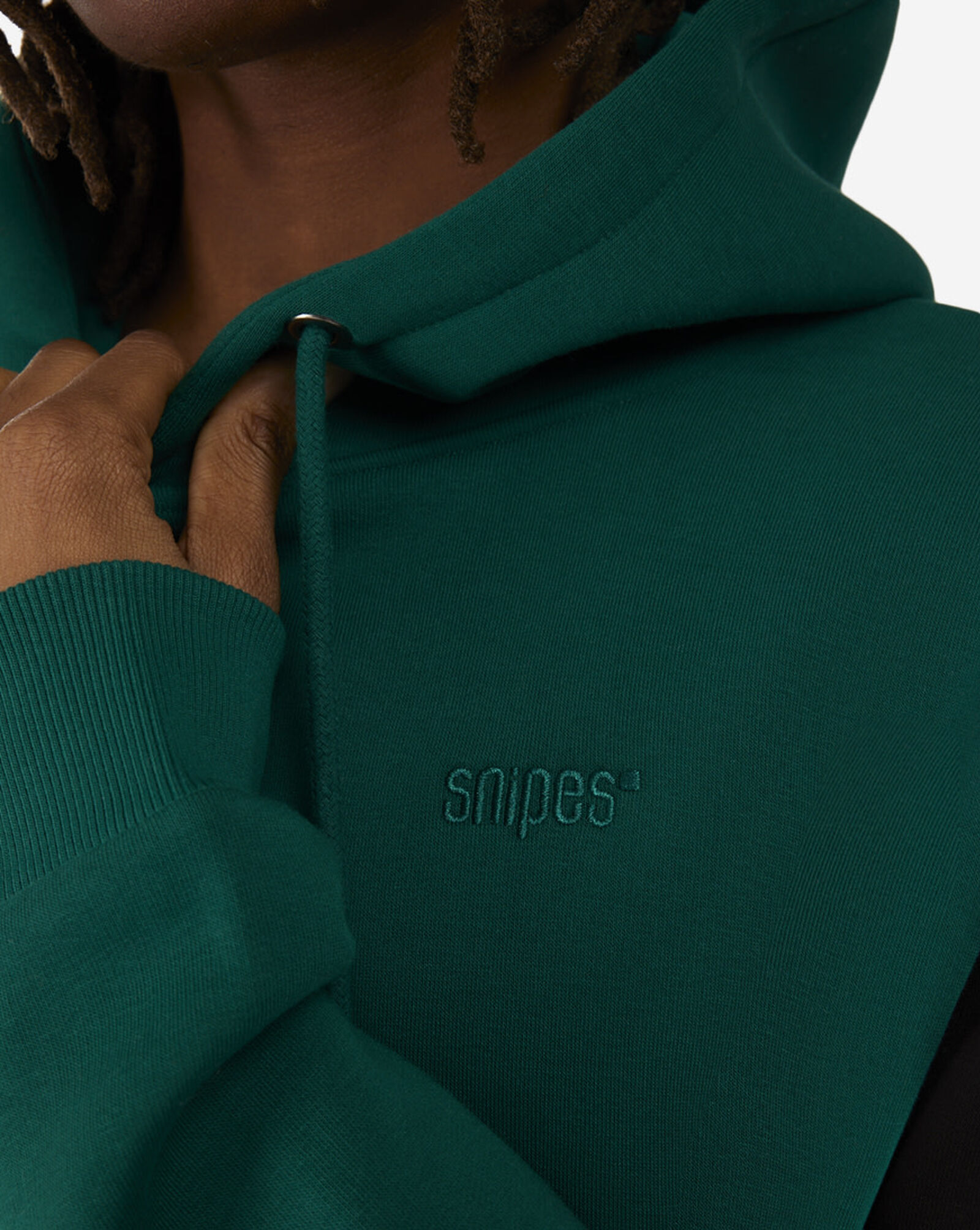 Shop SNIPES Color Block Hoodie SNQ124005M-MLCT green | SNIPES USA
