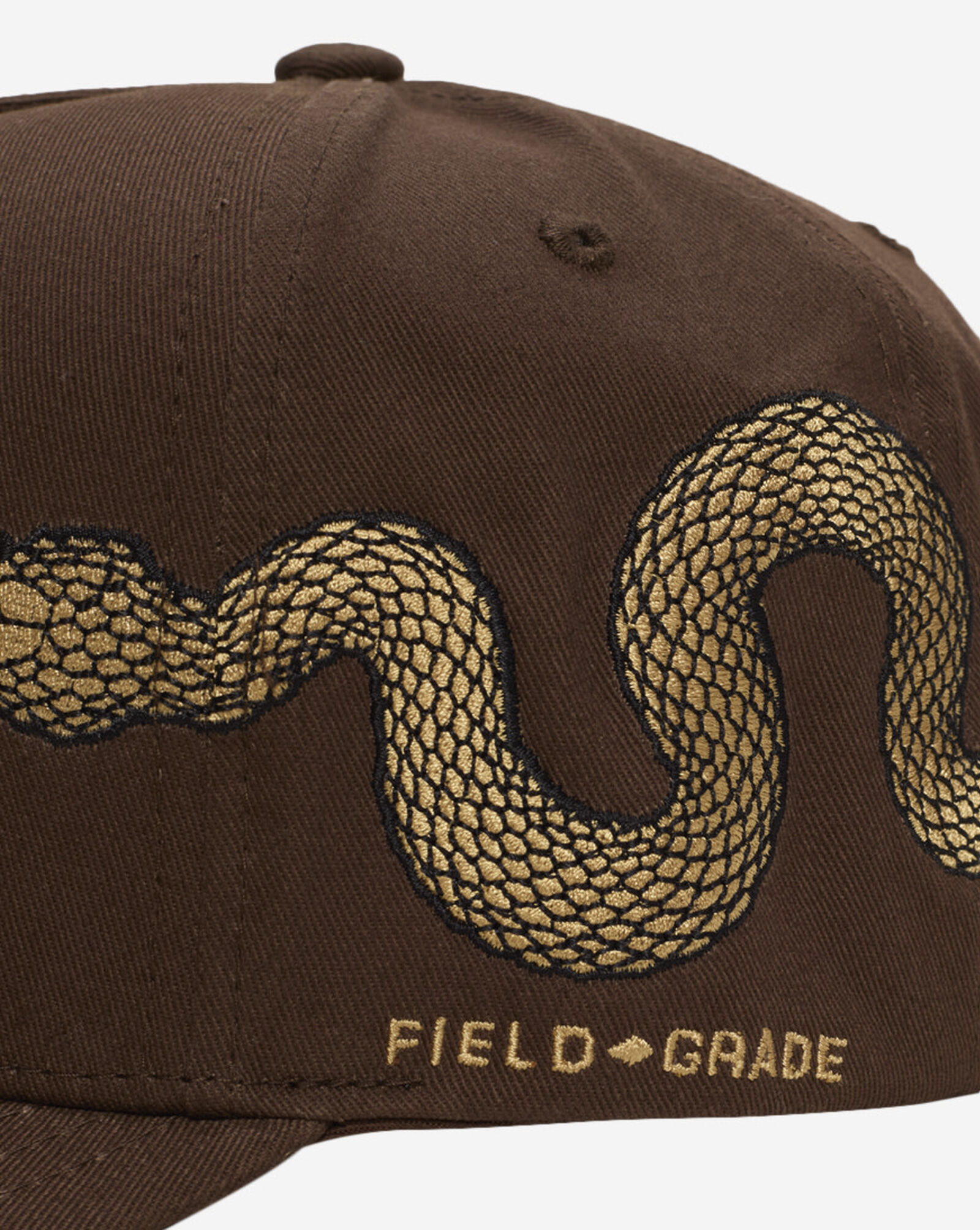 Shop Field Grade Respectfully Serpent Twill Trucker Hat 1005727 brown ...