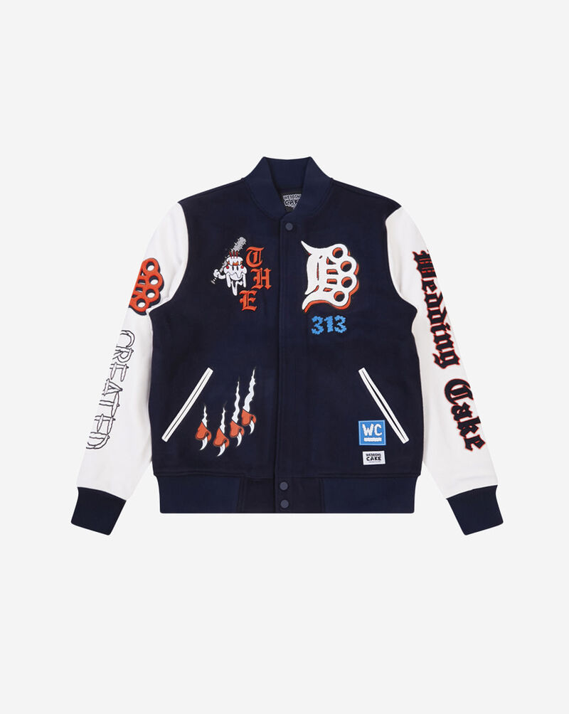 Shop Wedding Cake Detroit Varsity Jacket WC6970581-NVY blue | SNIPES USA