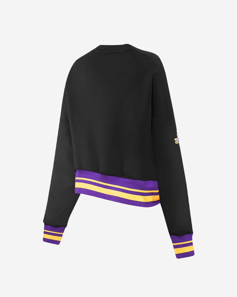 Shop PRO STANDARD Los Angeles Lakers Retro Classic Fleece Crewneck ...