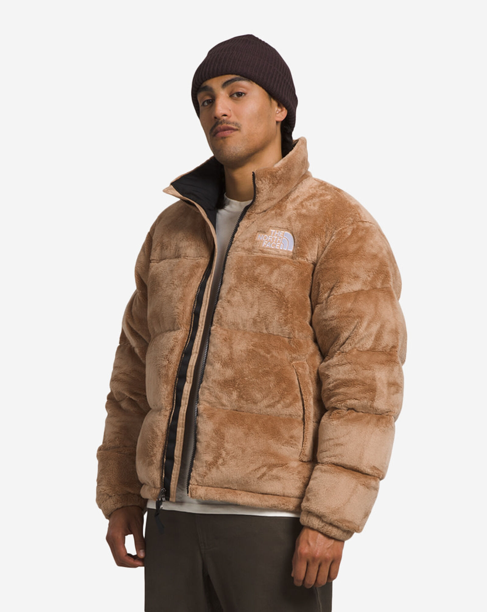 Shop The North Face Versa Velour Nuptse NF0A84F7-I0J brown | SNIPES USA