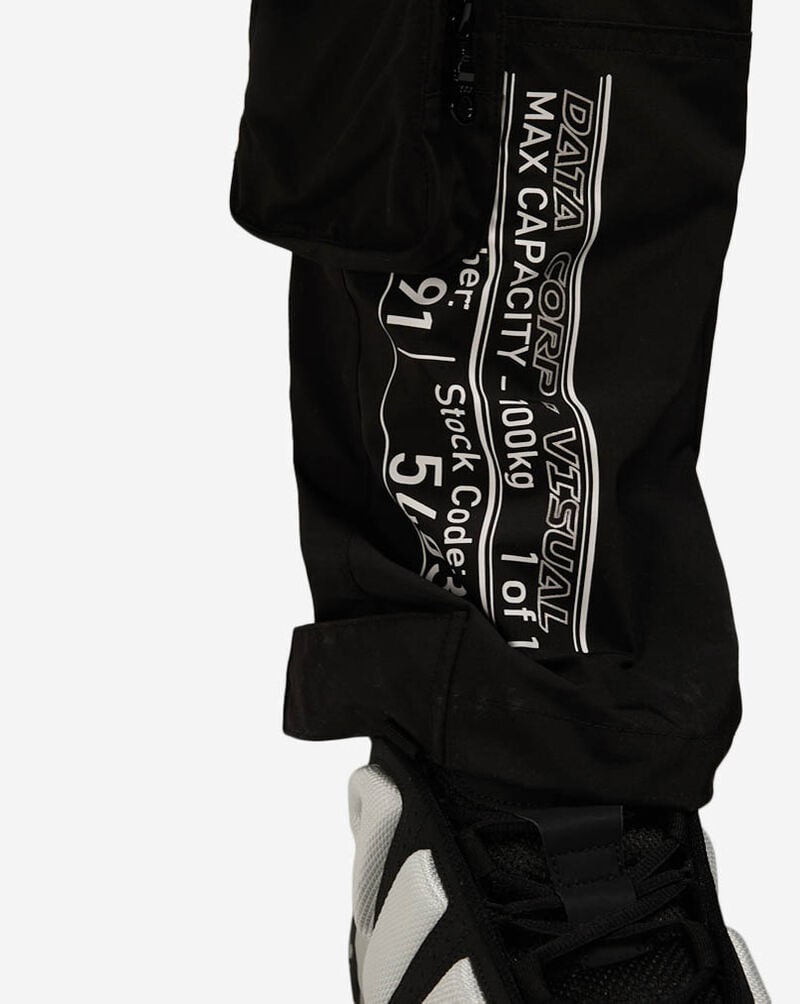 Shop Smoke Rise Utility Nylon Joggers WP25182SNZ-BLK black | SNIPES USA