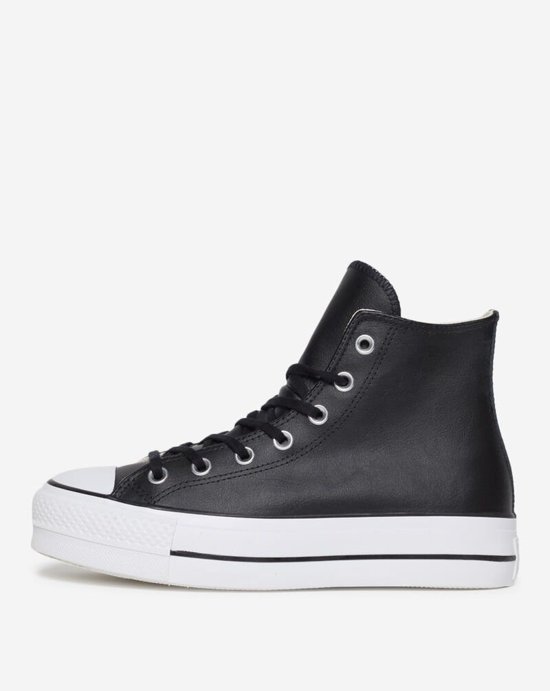 Shop Converse Chuck Taylor All Star Lift Platform Leather 561675C black ...