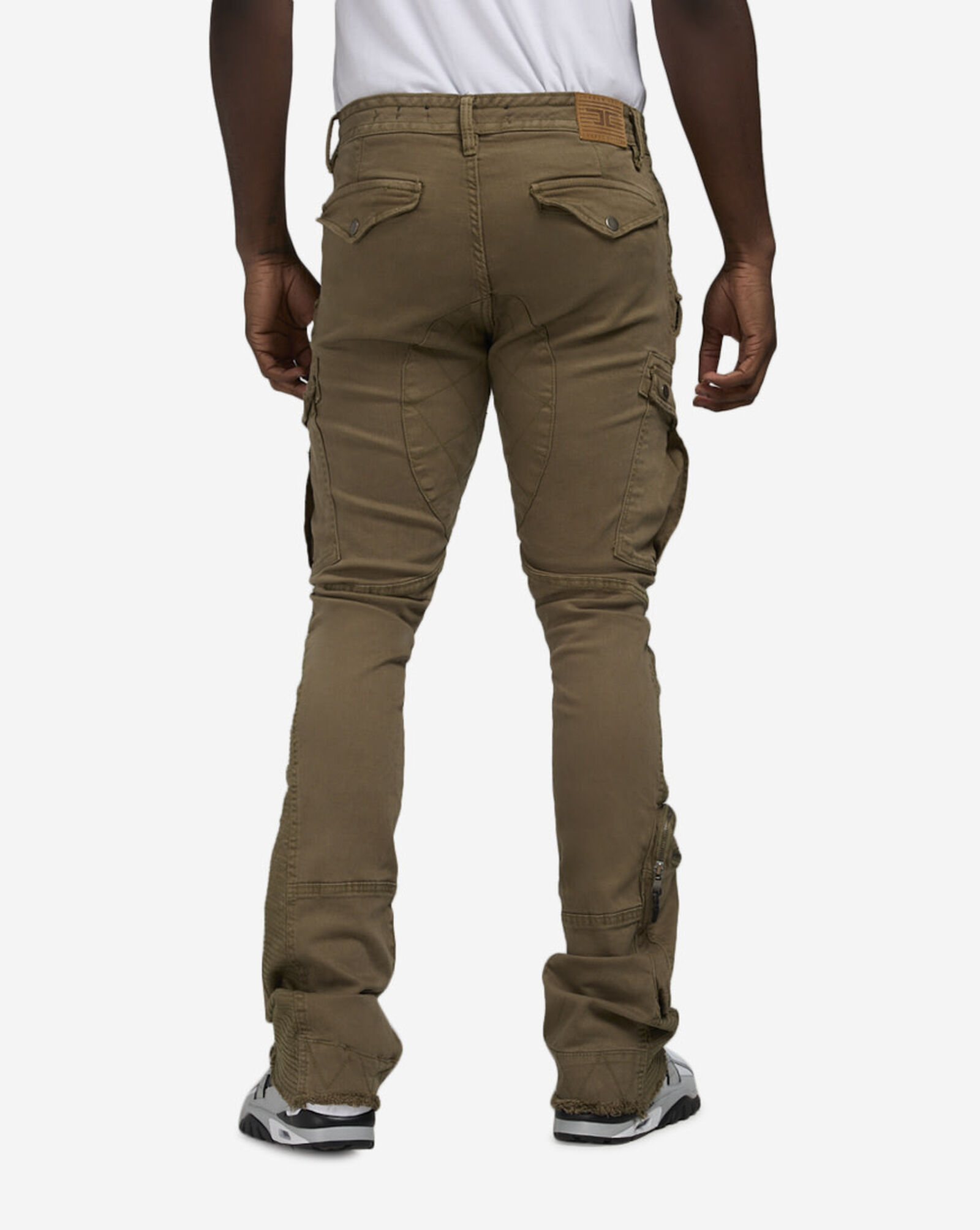 Shop Jordan Craig Stacked Herringbone Twill Cargo Pants JTF320-SAG ...