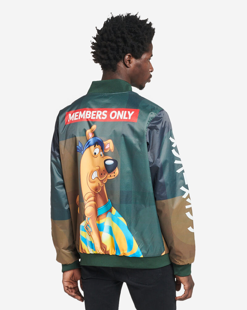 Shop MEMBERS ONLY Scooby Doo Bomber Jacket MW090411-OLV green | SNIPES USA