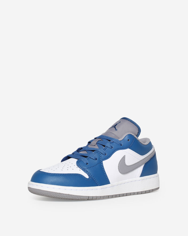 Shop Jordan Grade School Air Jordan 1 Retro Low 553560-412 blue ...