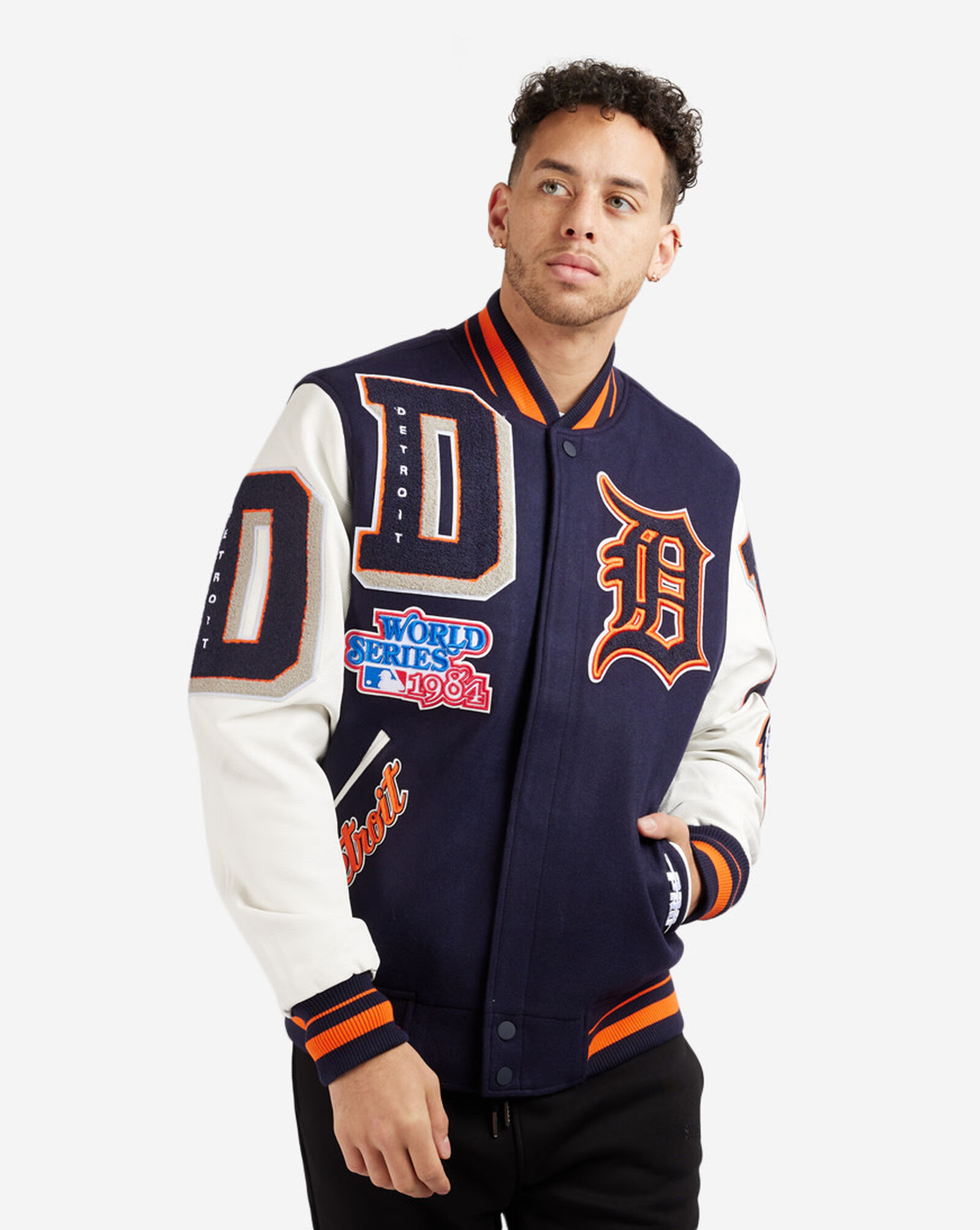 Shop Pro Standard Detroit Tigers Logo Mashup Varsity Jacket LDT633396 ...
