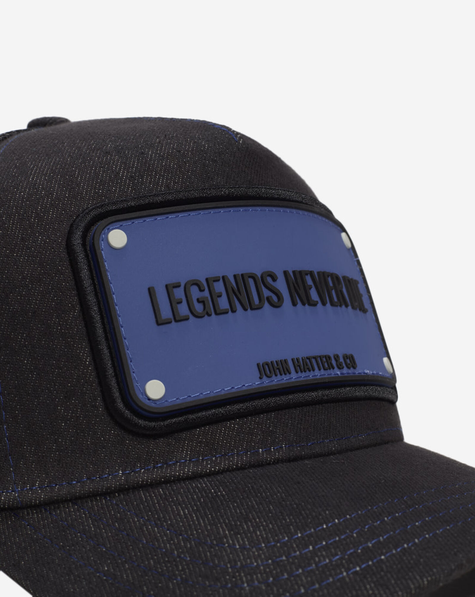 Shop John Hatter Legends Never Die Trucker Hat R-1171-U00 black ...