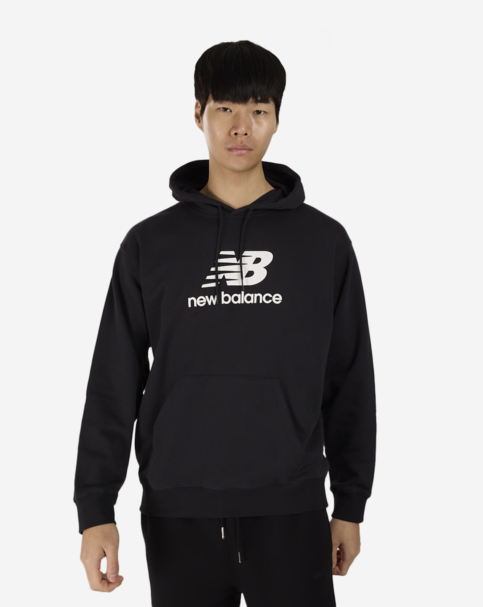 Shop New Balance Sport Essentials French Terry Logo Hoodie MT41501-BK ...