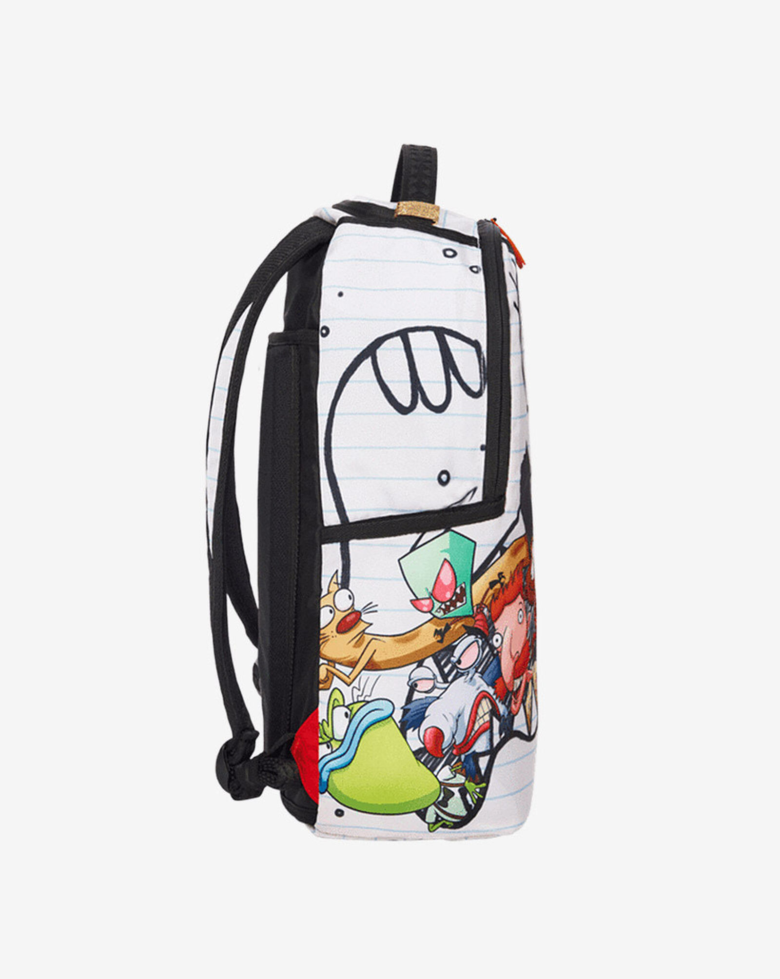 Shop Sprayground Sponge DoodleBob Eat Ur Friends Backpack B3653 white ...