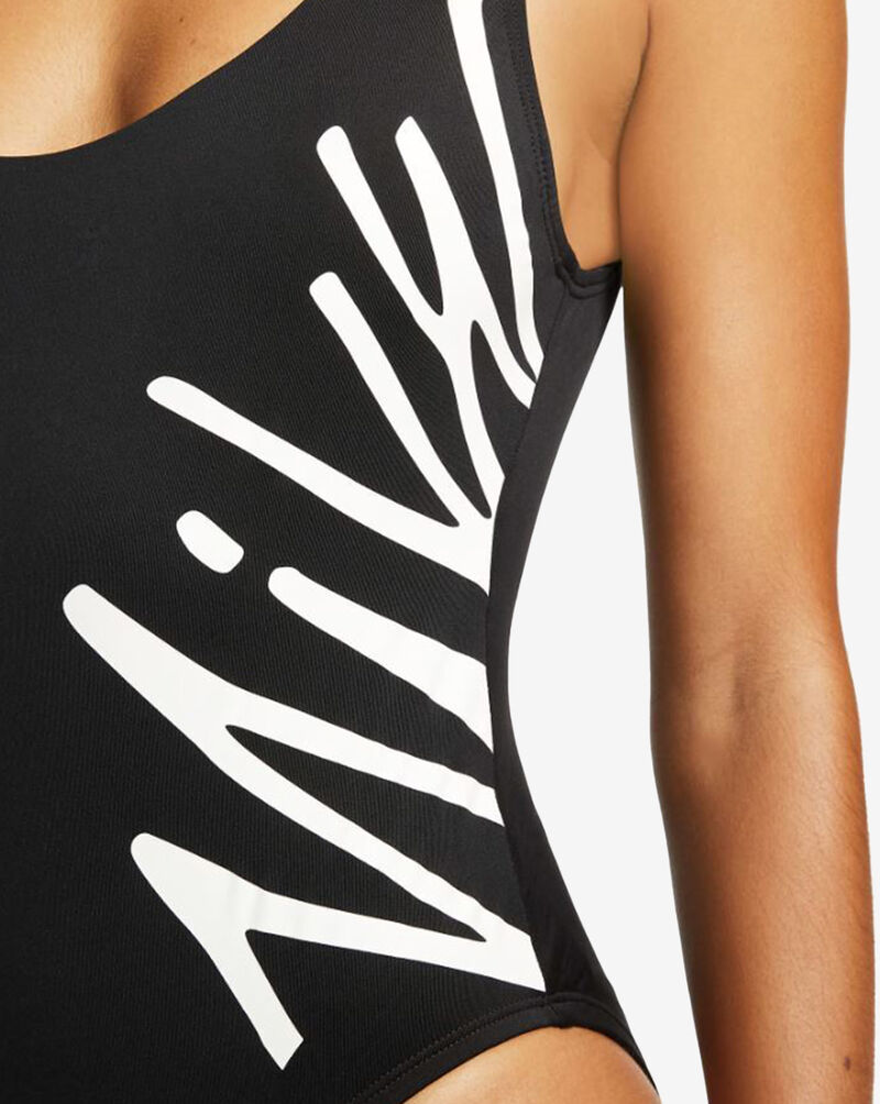 Shop Nike Multi Logo U Back Swimsuit Nessc250 001 Black Snipes Usa