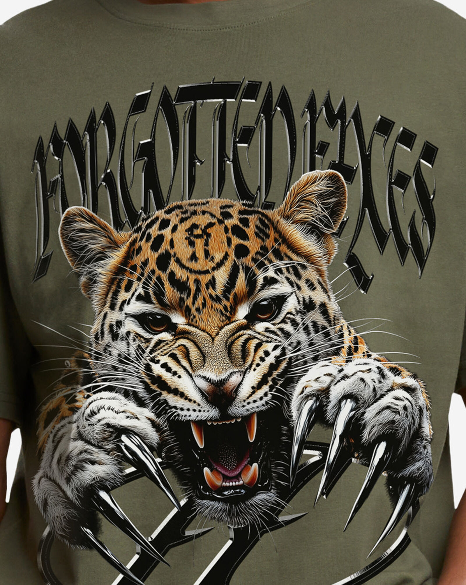 Shop Forgotten Faces Cougar Tee FOFUS138-00176 green | SNIPES USA