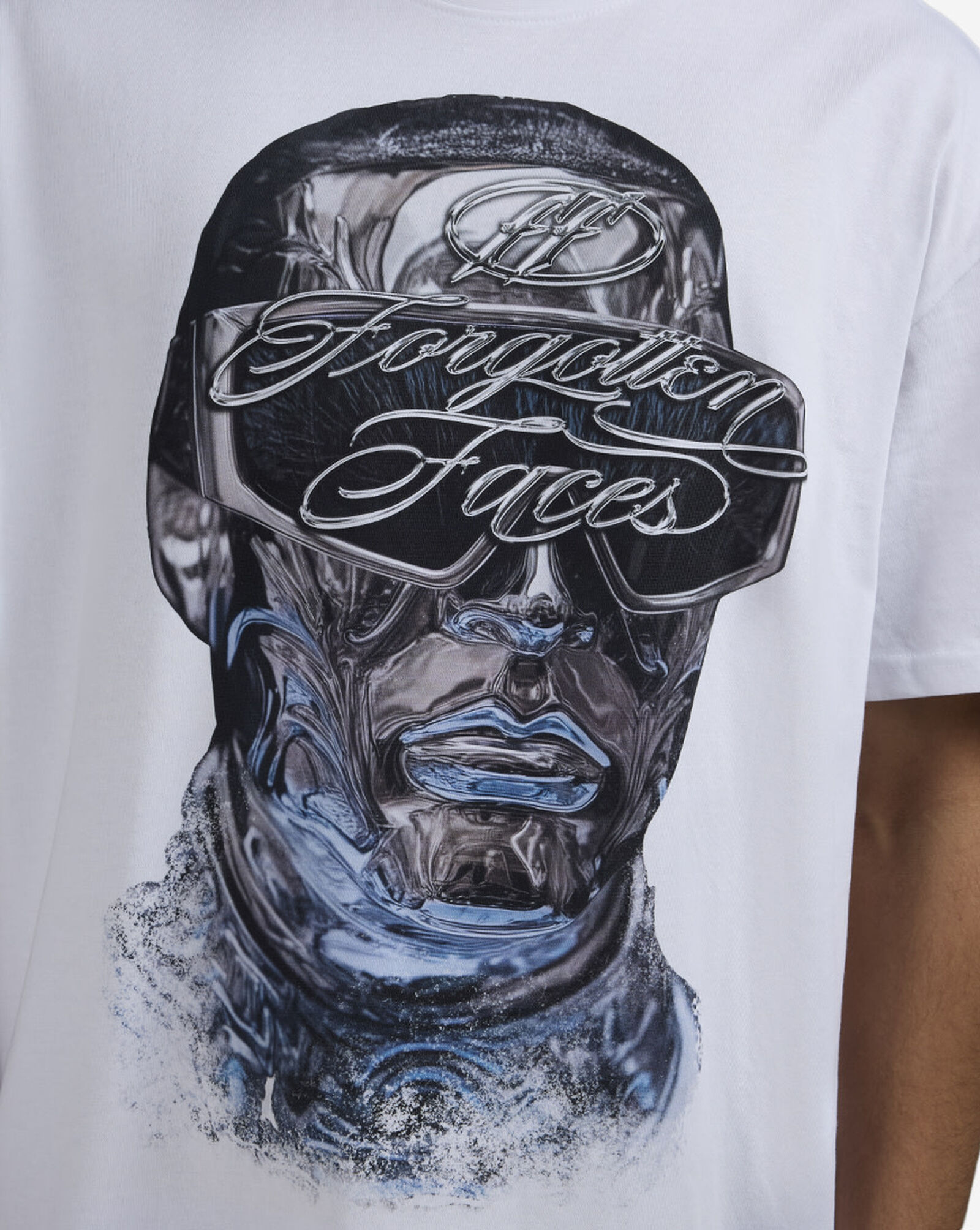 Shop Forgotten Faces Forgotten Tin Man Tee FOFUS151-00220 white ...