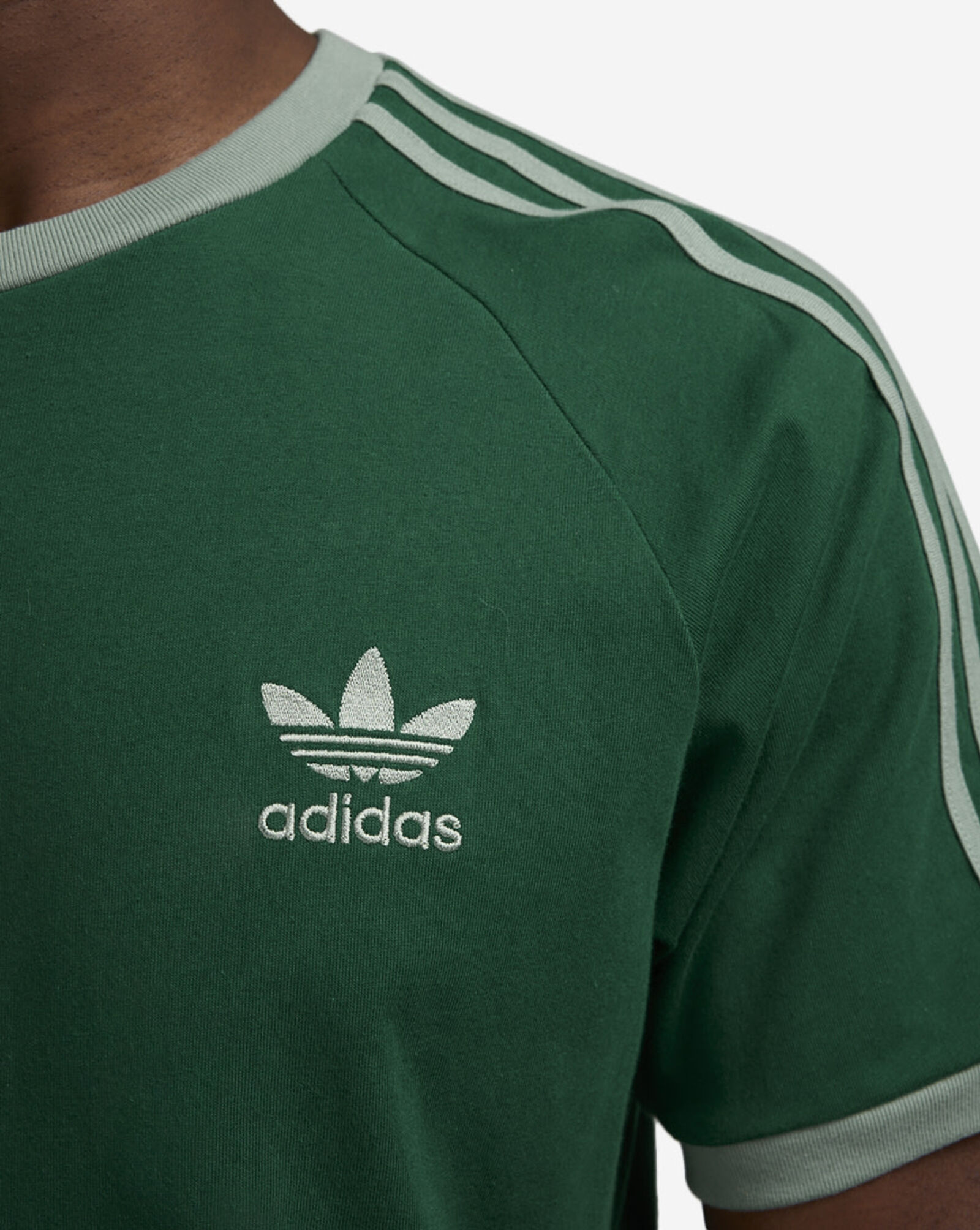 Shop adidas 3-Stripes Tee JN7017 green | SNIPES USA