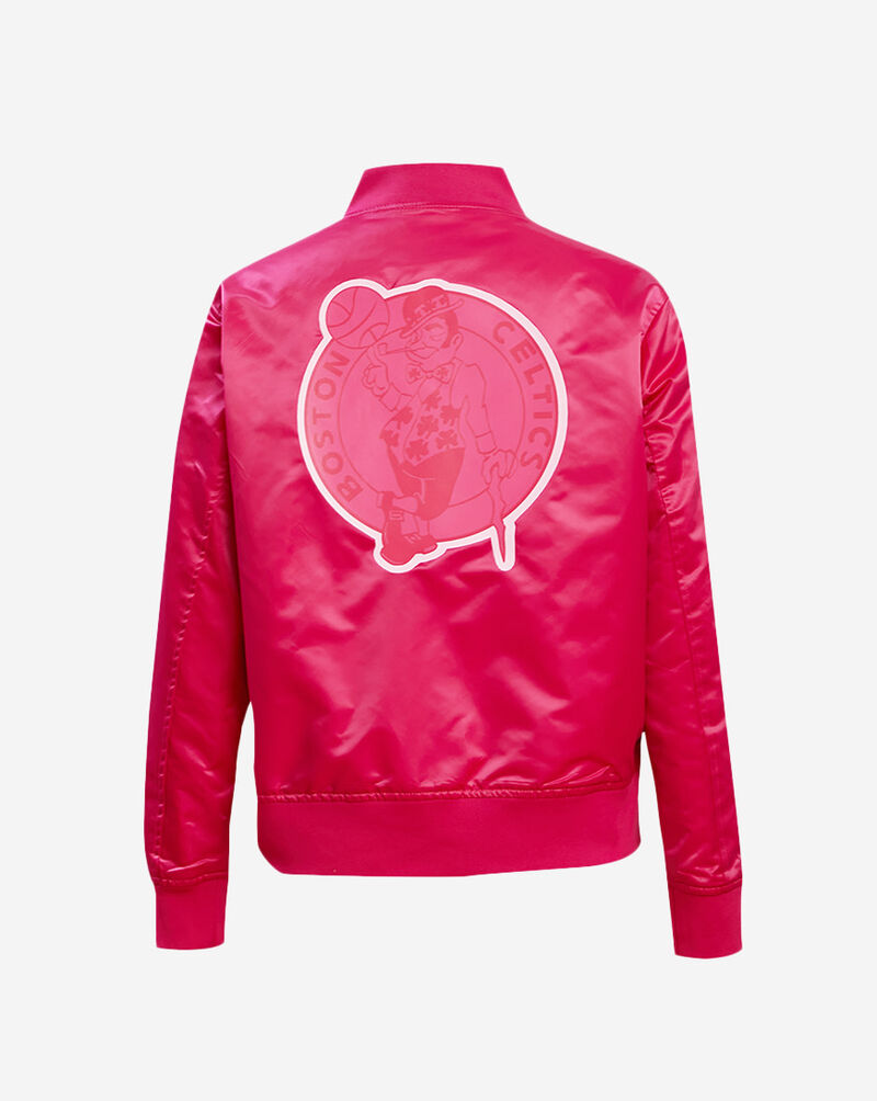Shop PRO STANDARD Boston Celtics Triple Pink Satin Jacket BBCU59256-BPU ...