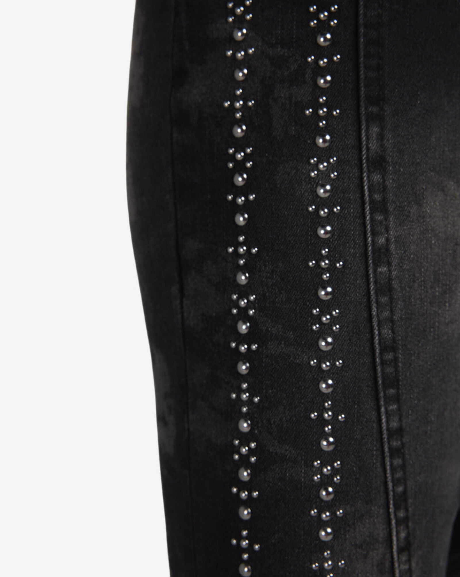 Shop Smoke Rise Boot Cut Cascade Stud Denim Jeans AP25890SNZ-CB black ...