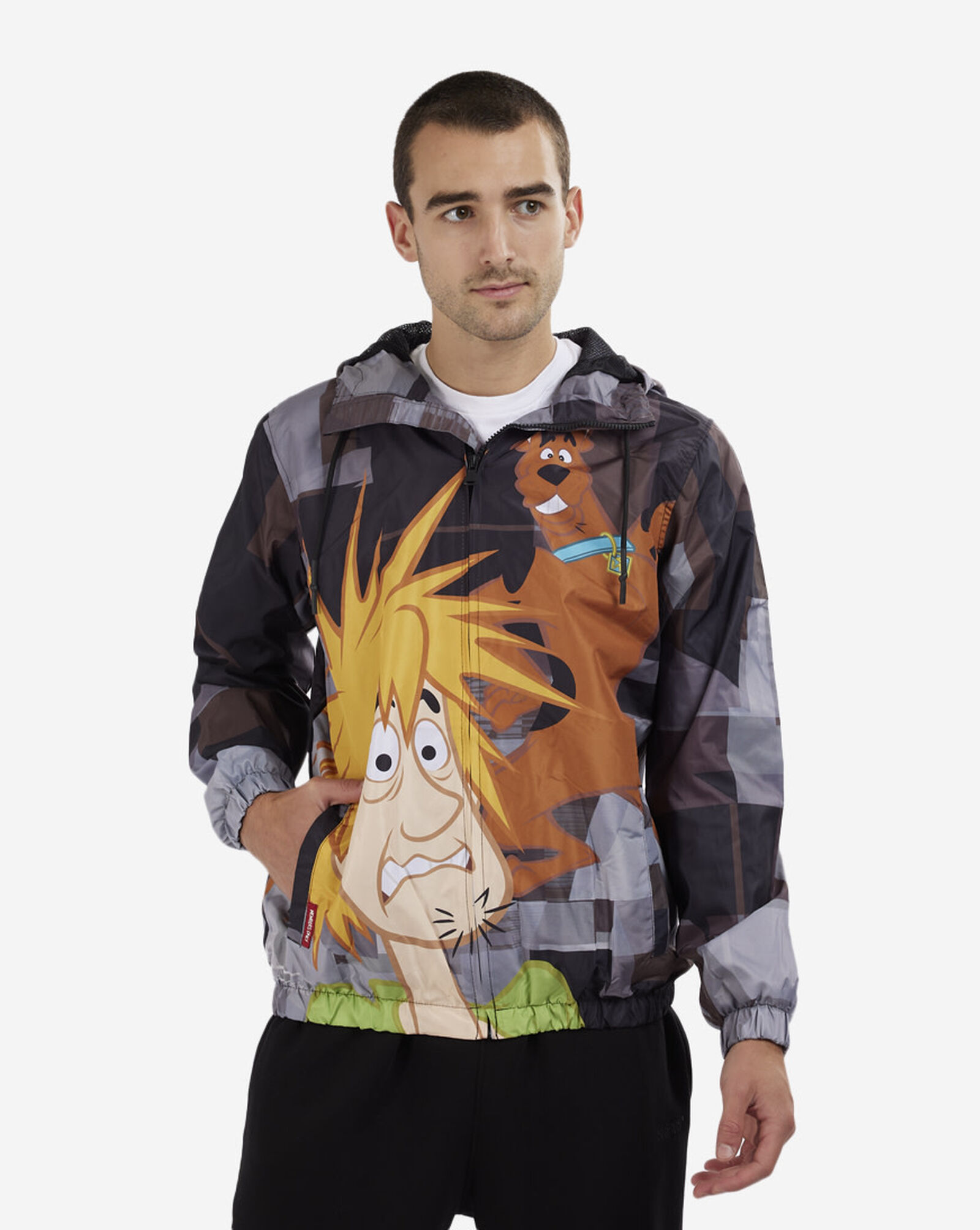 Shop Members Only Scooby Doo Members Only Windbreaker Mw090410 Blk Black Snipes Usa