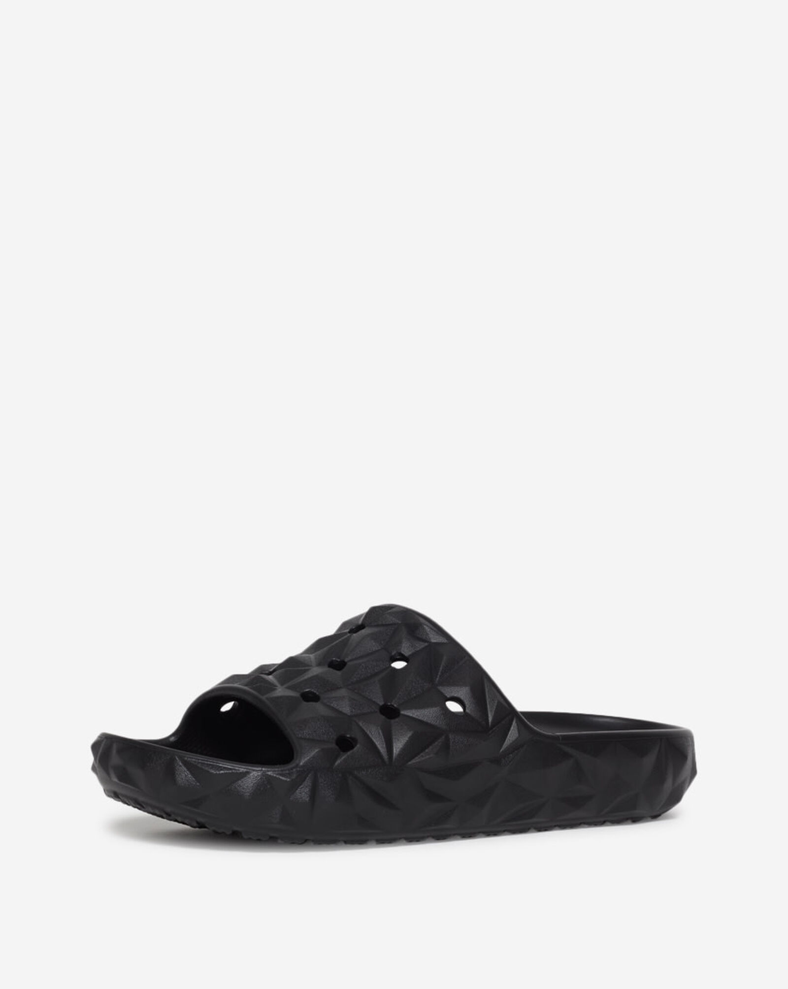 Shop Crocs Geometric Slides 209608-001 black | SNIPES USA